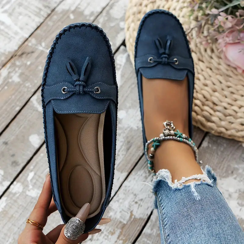 Audrey | Bow-Tie Moccasins – Mooze Toronto