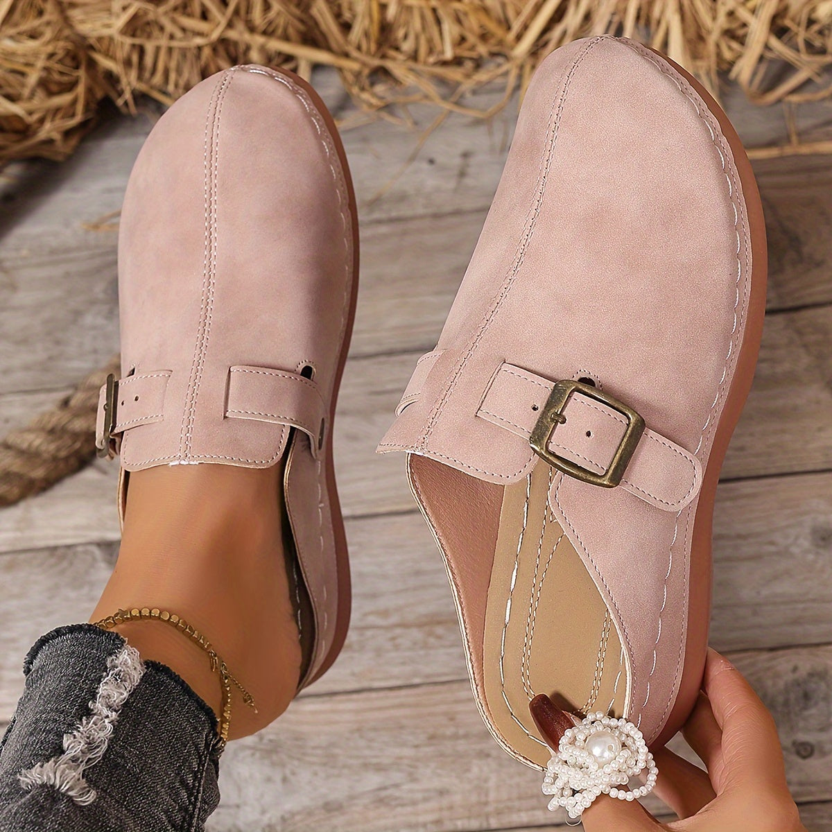 Aria | Comfort Slip-On Mules – Mooze Toronto